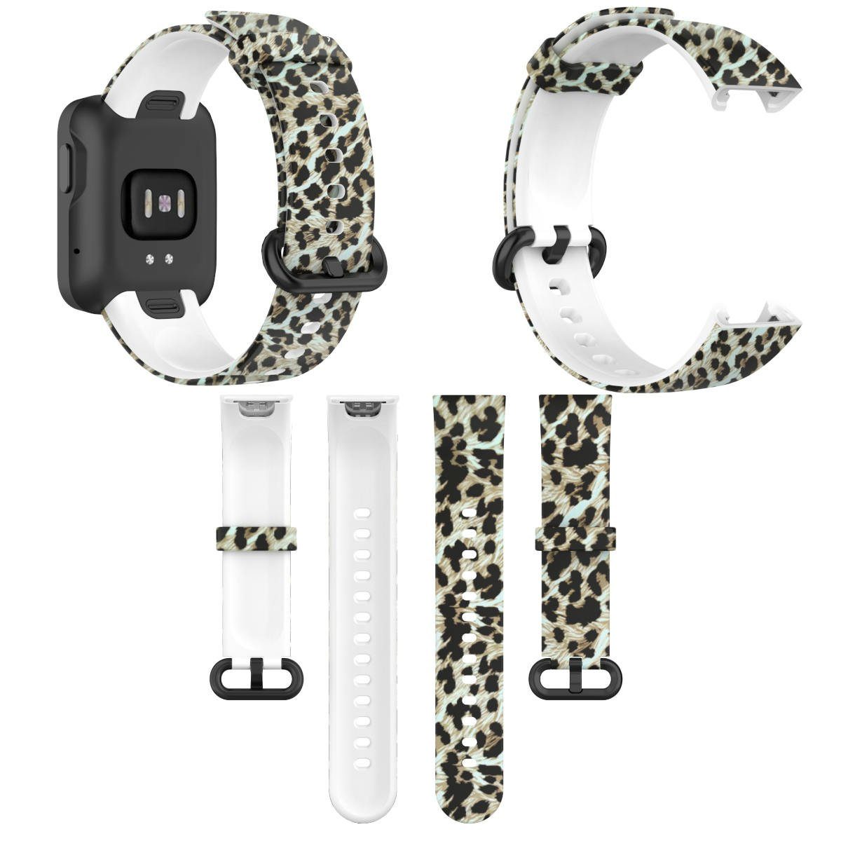 Wigento Für Xiaomi Mi Watch Lite Redmi Watch Kunststoff Silikon