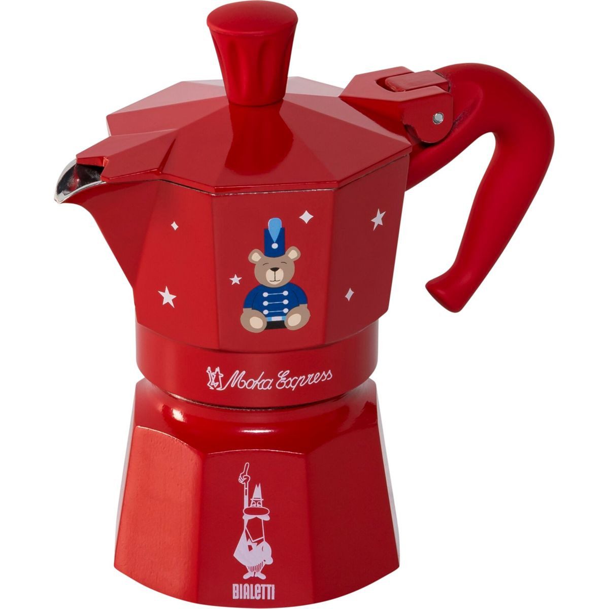 BIALETTI Teebereiter Moka Express 1TZ rot Joyful Memories