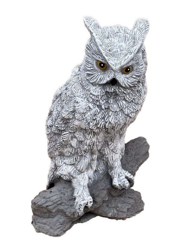 Stone And Style Gartenfigur Steinfigur Uhu Kauz Eule Frostfester