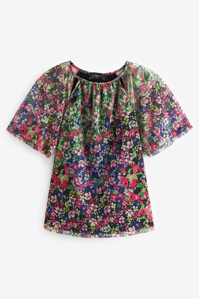 Next Blusenshirt Netzstoff Oberteil Mit Bindebändchen 1 Tlg Get The