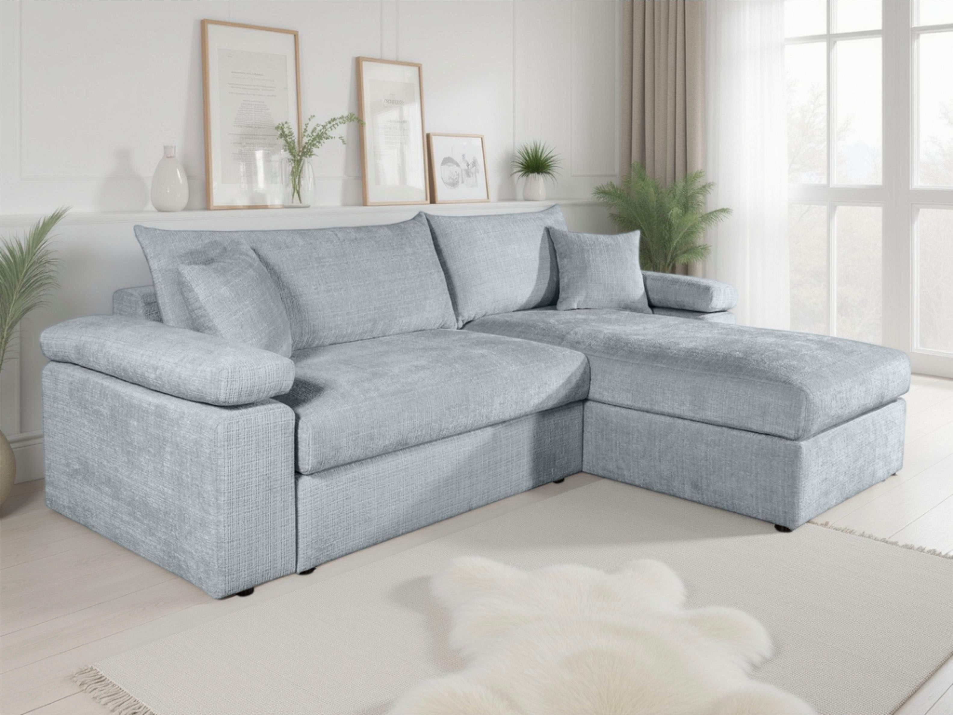 COLLECTION AB Ecksofa, Ecksofa,1 Ottomane,Polyätherschaum-Polsterung ...
