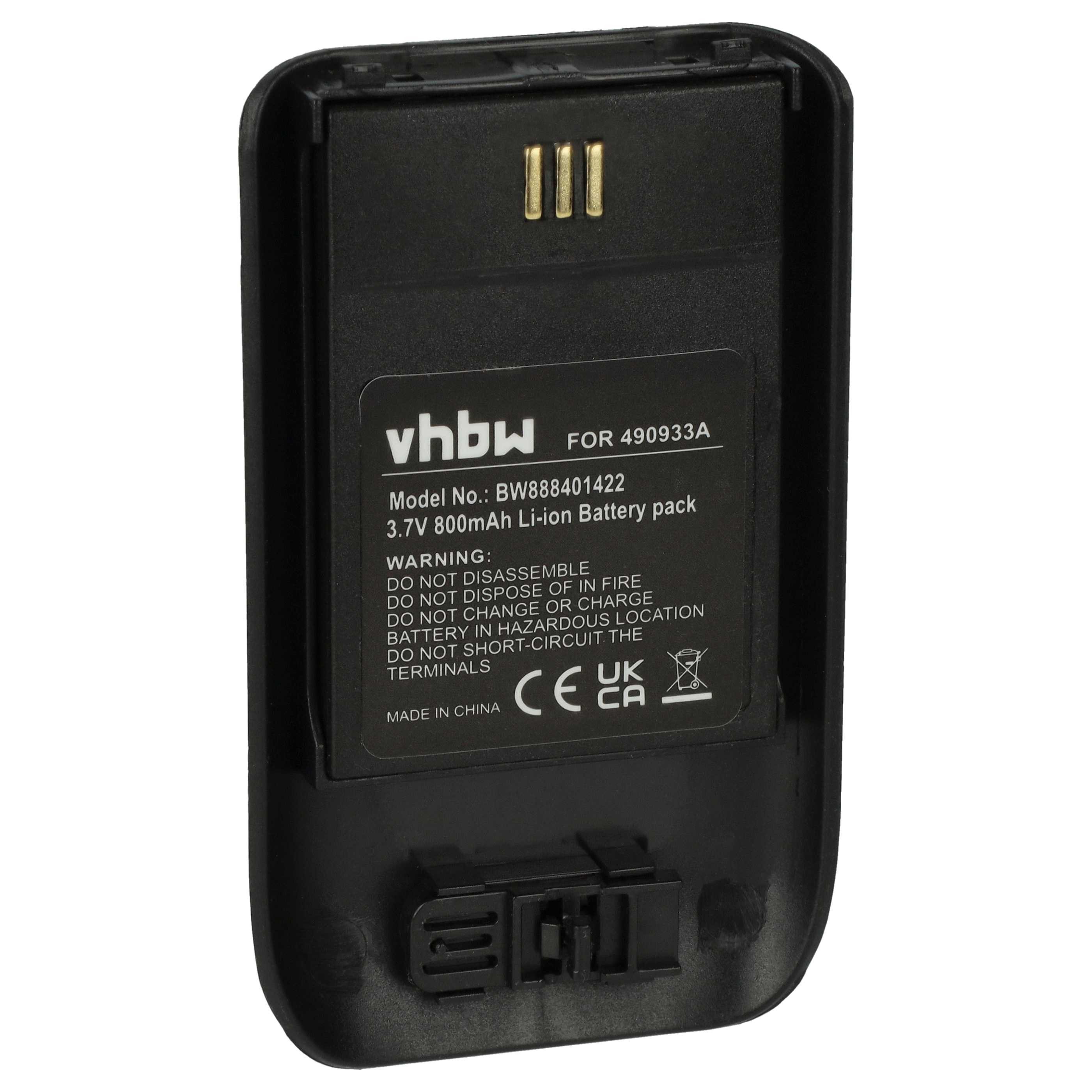 vhbw passend für Ascom D63, DH7, DECT 3735, i63 Festnetz & DECT (800 mAh, Akku Akku Li-Ion 800 ...