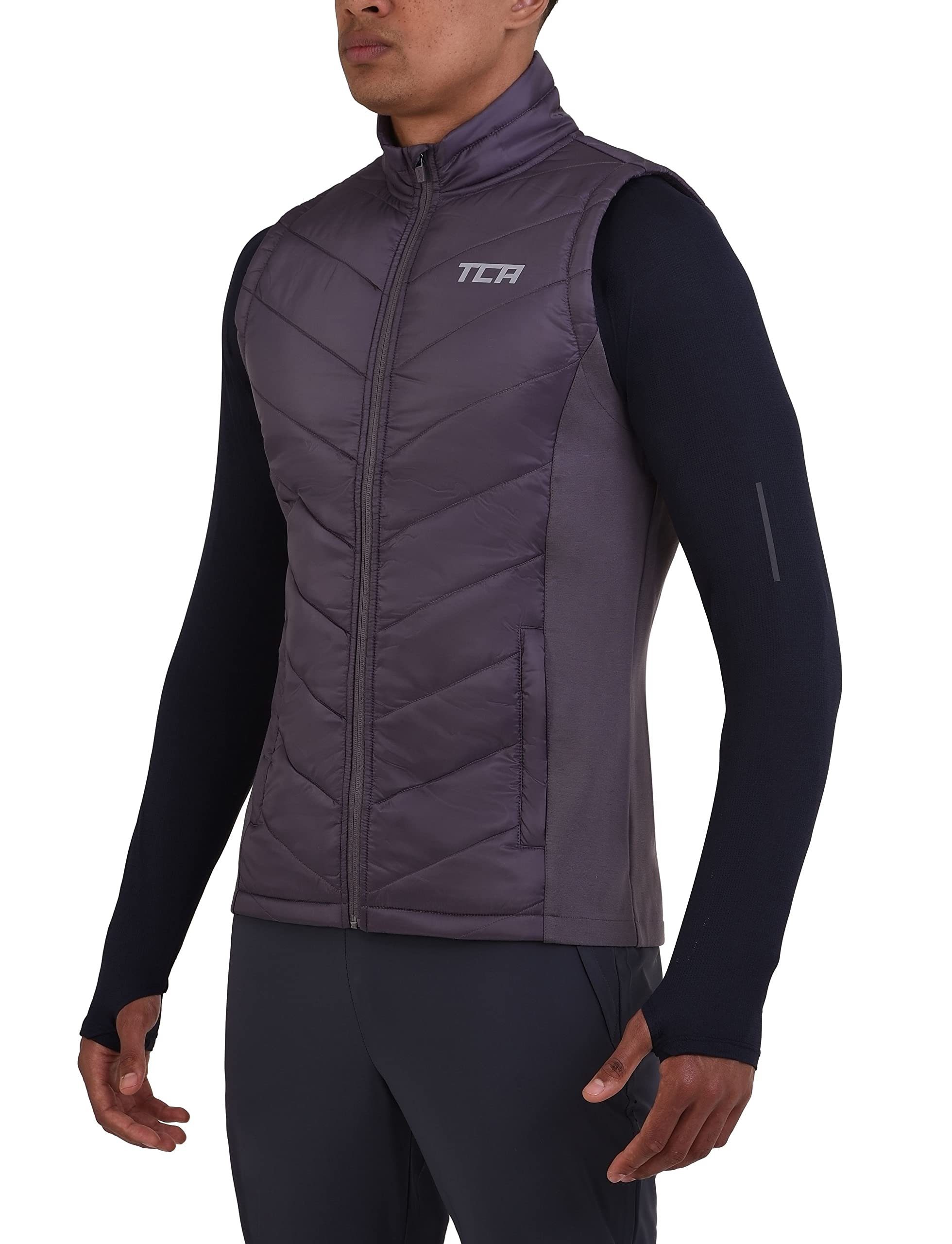 Tca Softshellhose Tca Herren Excel Runner Weste Lila M
