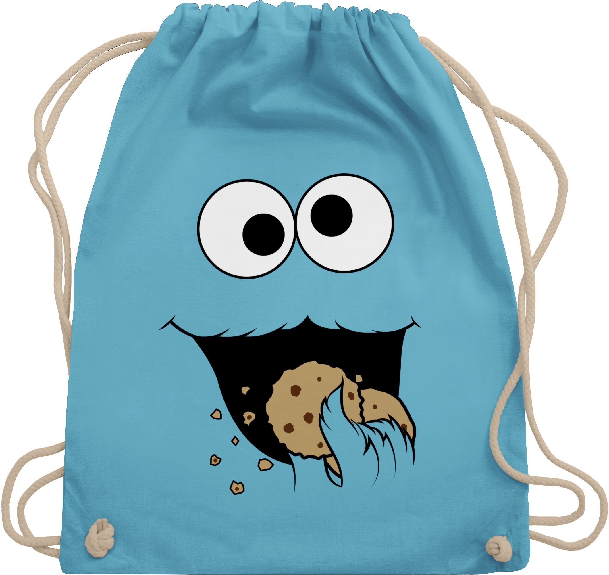 Shirtracer Turnbeutel Keks Monster I Krümelmonster I Cookie Monster ...