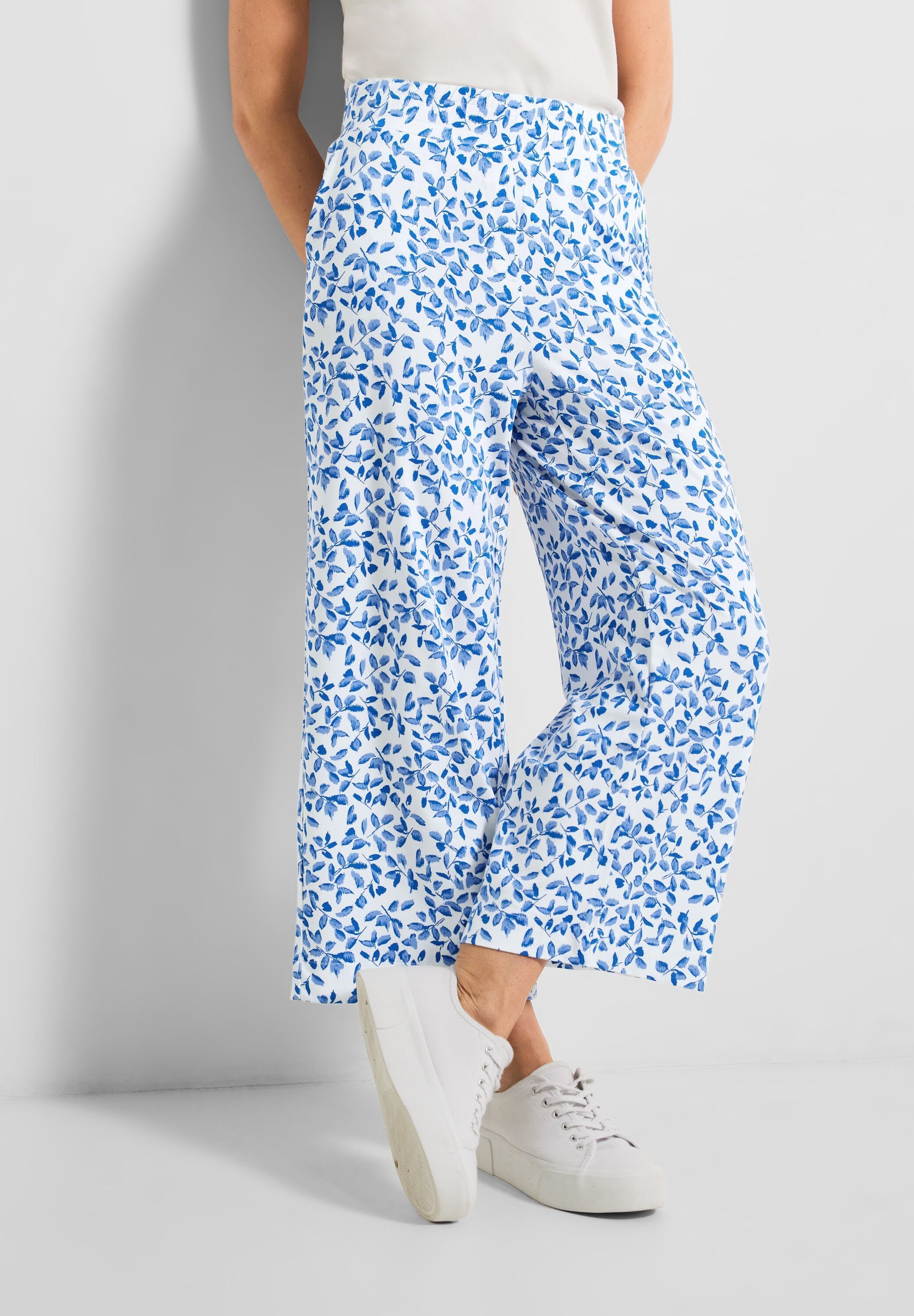 Cecil 5-Pocket-Hose, Middle Waist, Wide Legs