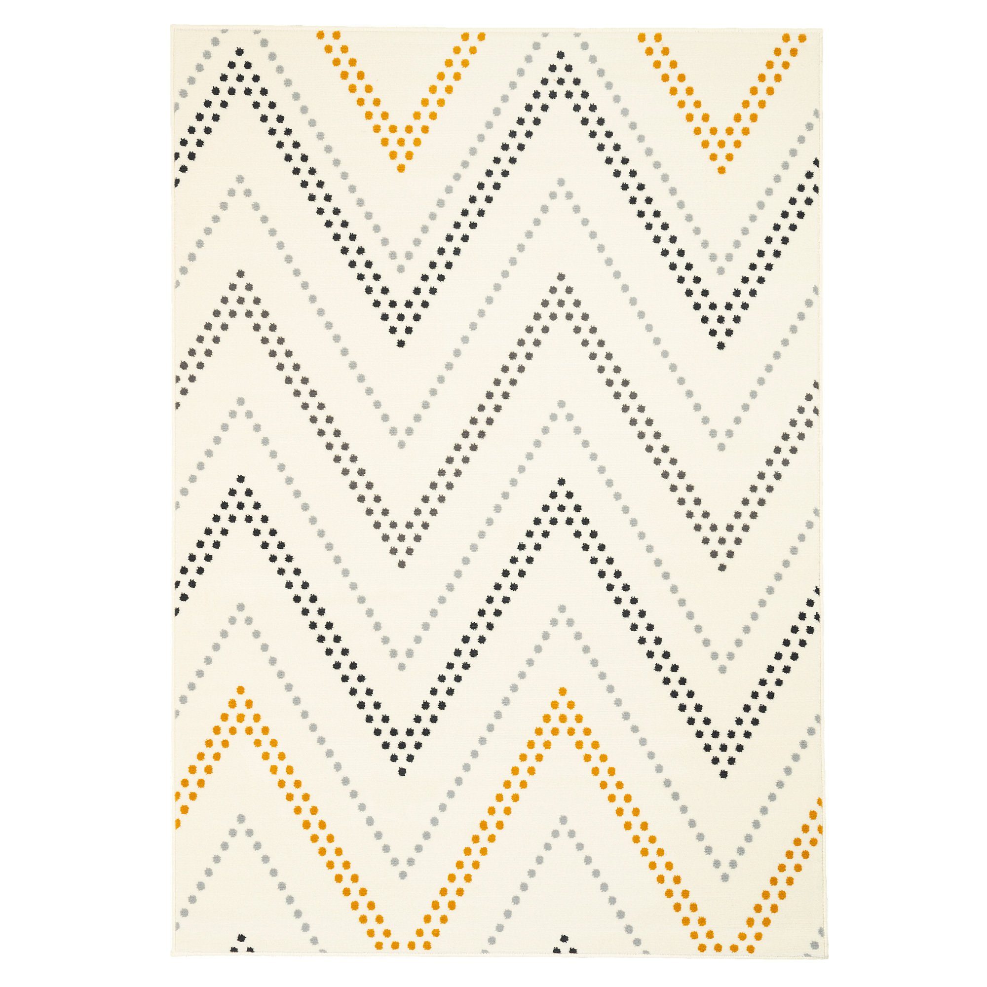 Pergamon Designteppich Teppich Modern Trendline Zick Zack Rechteckig