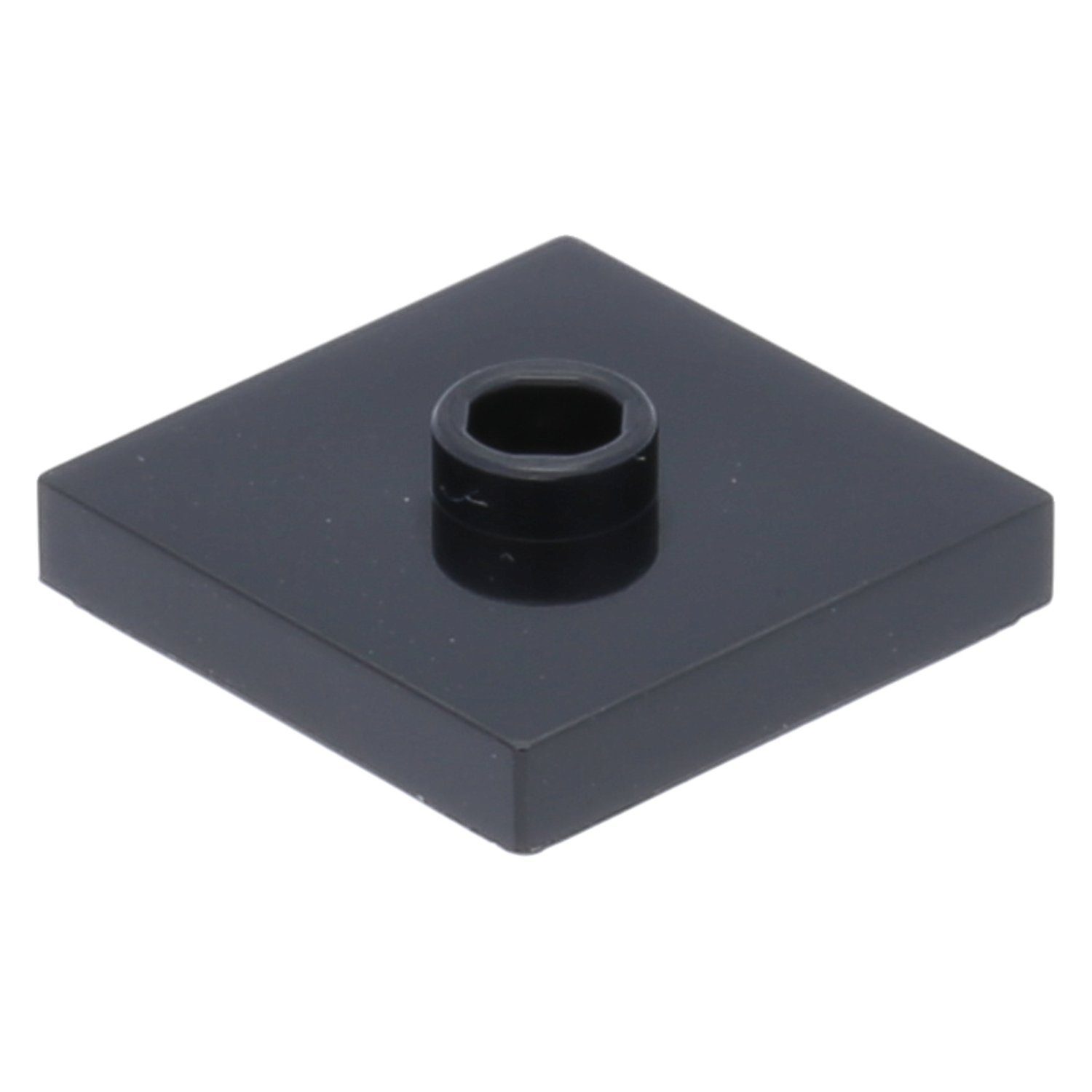 LEGO® Spielbausteine LEGO® 2x2 Jumper Plate Schwarz - Black jumper ...