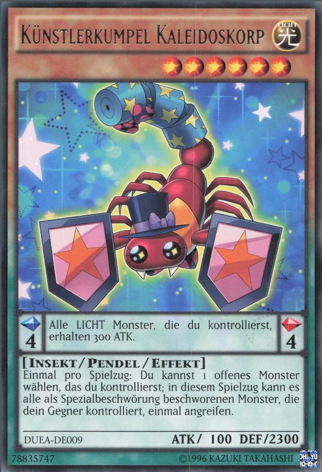 Recollectibles Sammelkarte Yugioh Karte Künstlerkumpel Kaleidoskorp