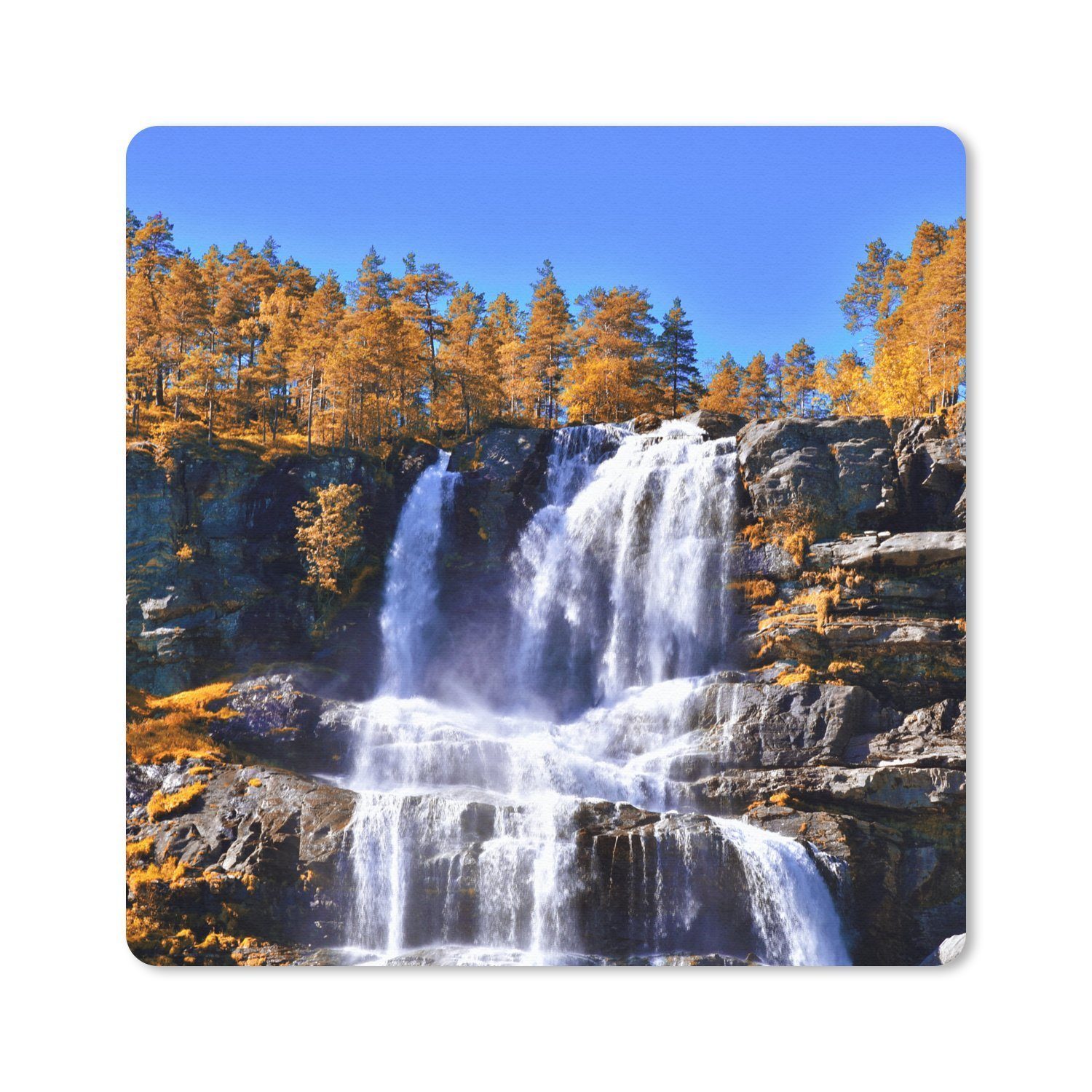 Muchowow Mauspad Wasserfall Norwegen Natur 1 St Mousepad