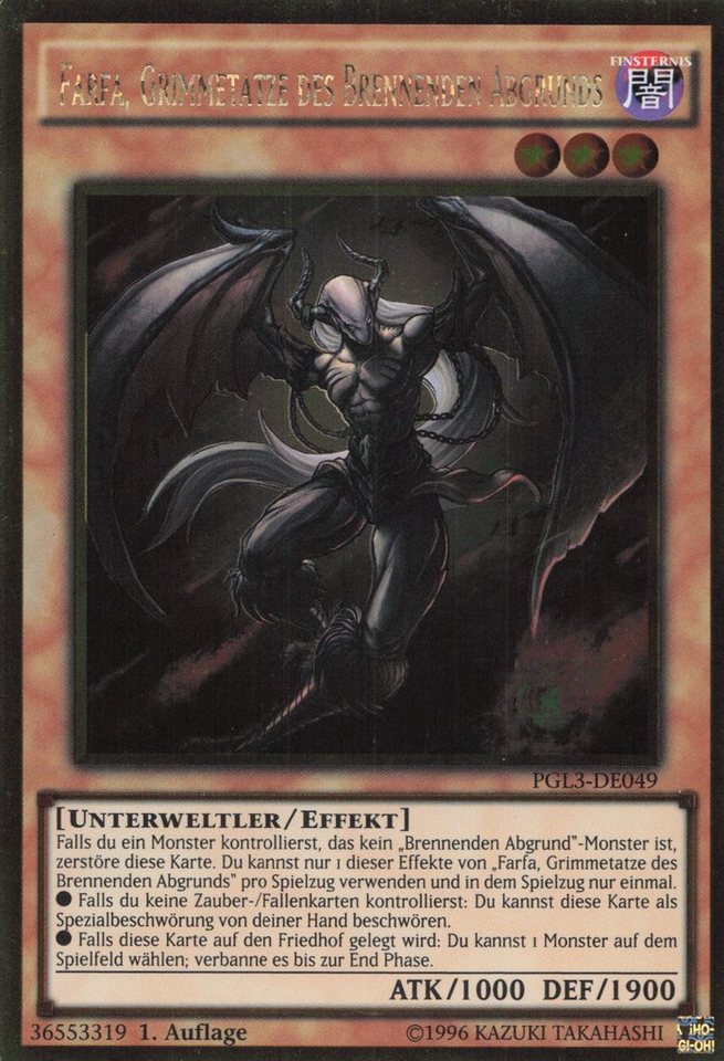 Recollectibles Sammelkarte Yugioh Karte Farfa Grimmetatze Des
