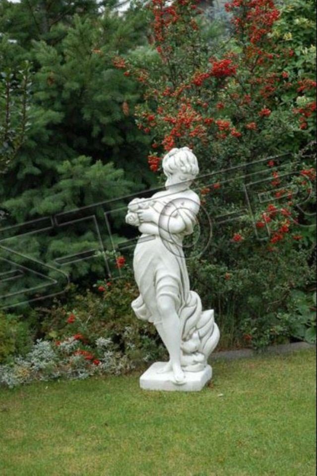 Jvmoebel Skulptur Frau 122cm Skulptur Design Figur Statue Garten