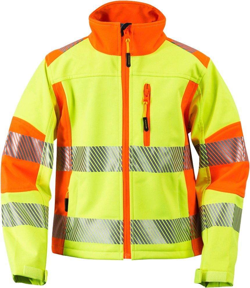 Terrax Workwear Softshelljacke Workwear Optik Kinderjacke
