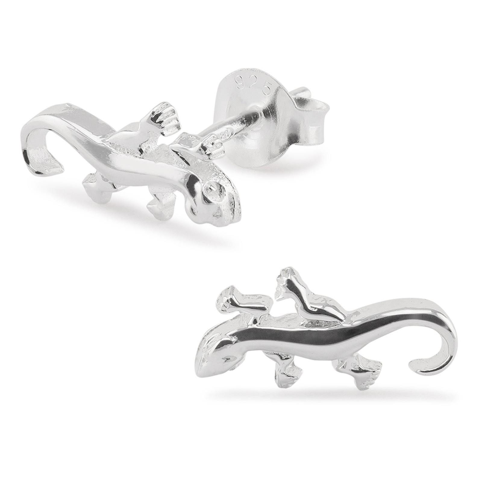Monkimau Ohrring Set Gecko Ohrringe Aus 925 Silber Hypoallergen
