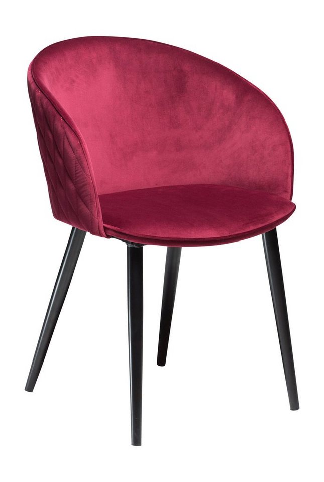 Ebuy24 Esszimmerstuhl 2er Set Danform Dual Esszimmerstuhl Deep Ruby Velo