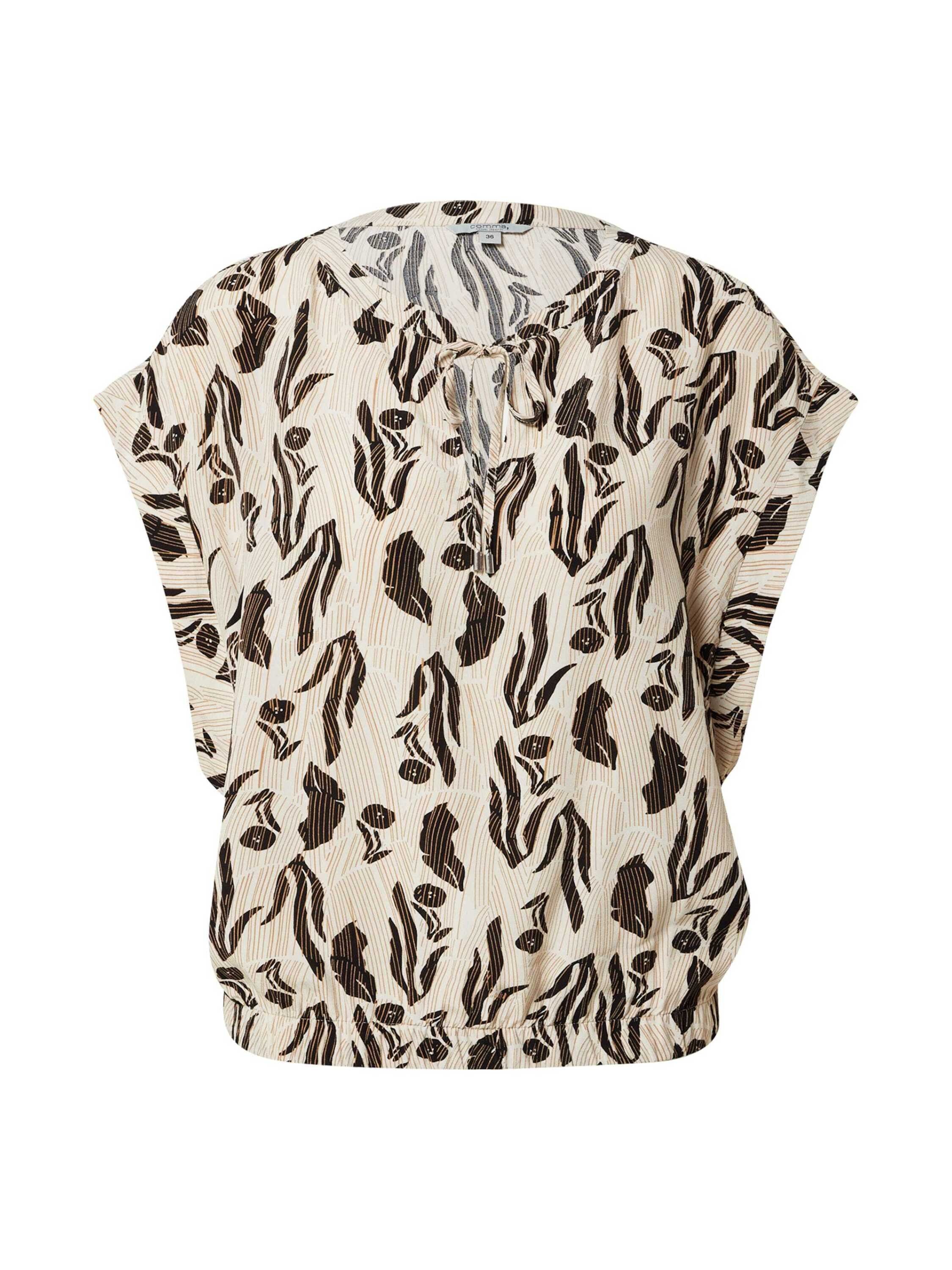 Comma Casual Identity Langarmbluse 1 Tlg Drapiertgerafft Cut Outs