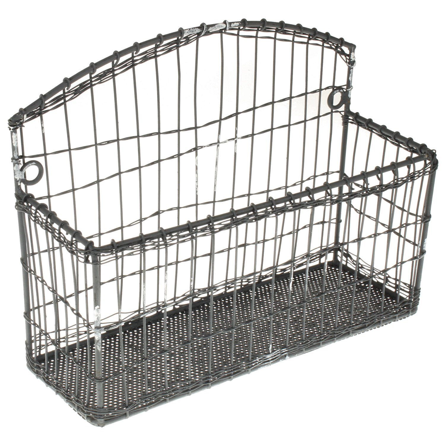 Macosa Home Dekokorb Drahtkorb Wanddekokorb Metallkorb