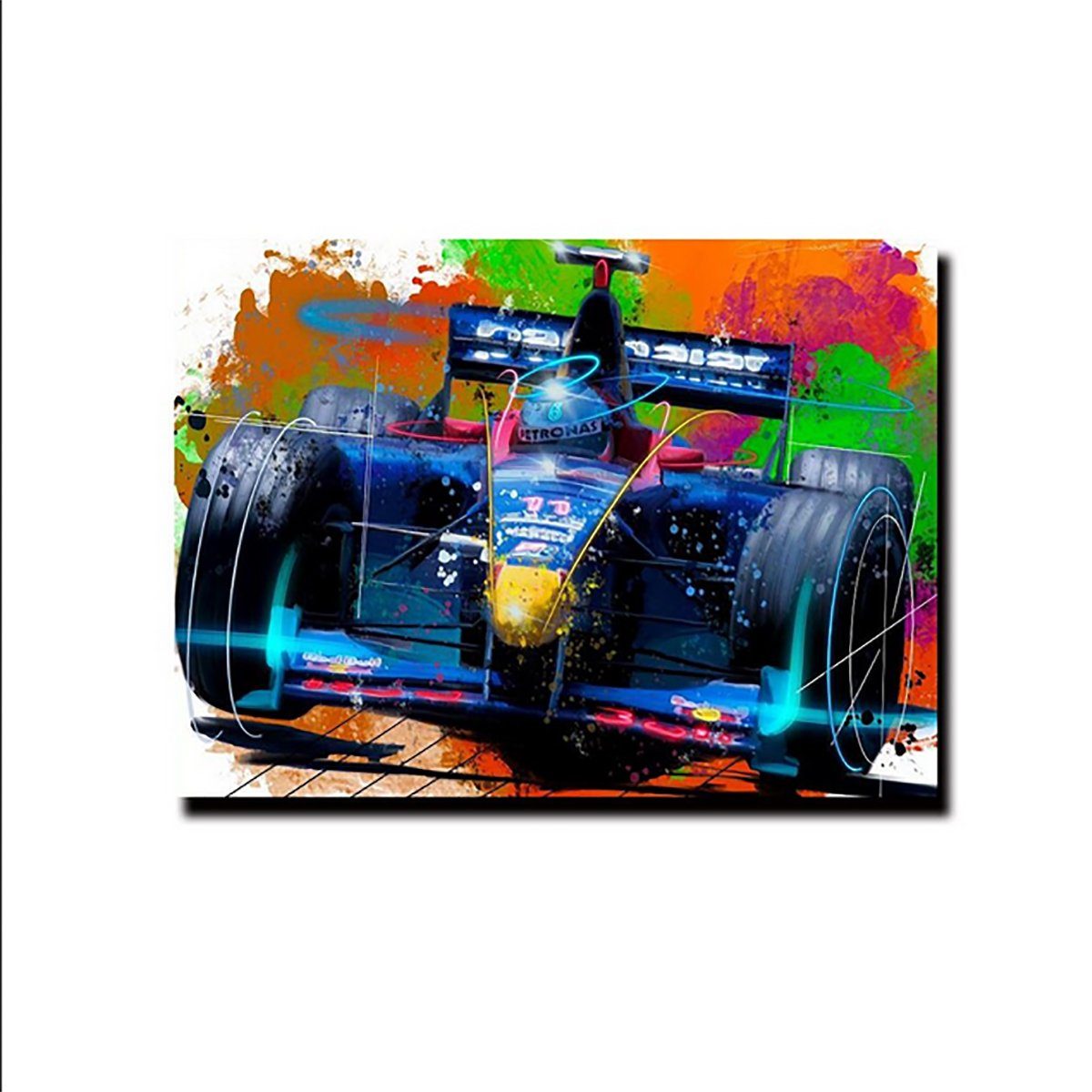 TPFLiving Kunstdruck (OHNE RAHMEN) Poster - Leinwand - Wandbild, Formel 1 2022 - Formel 1 Pilot ...