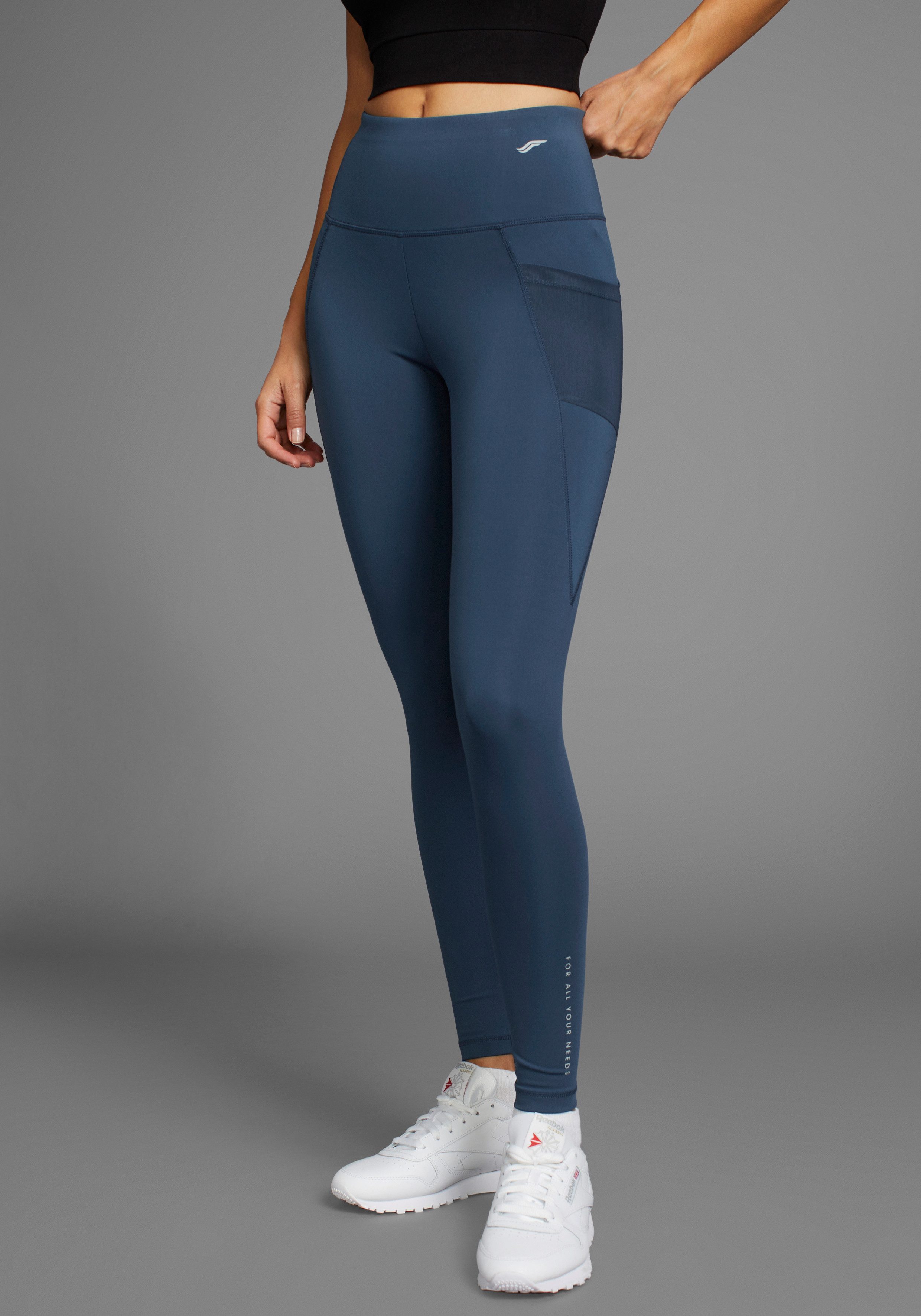 Fayn Sports Funktionshose Push Up Lauf Tights Mit Taschen