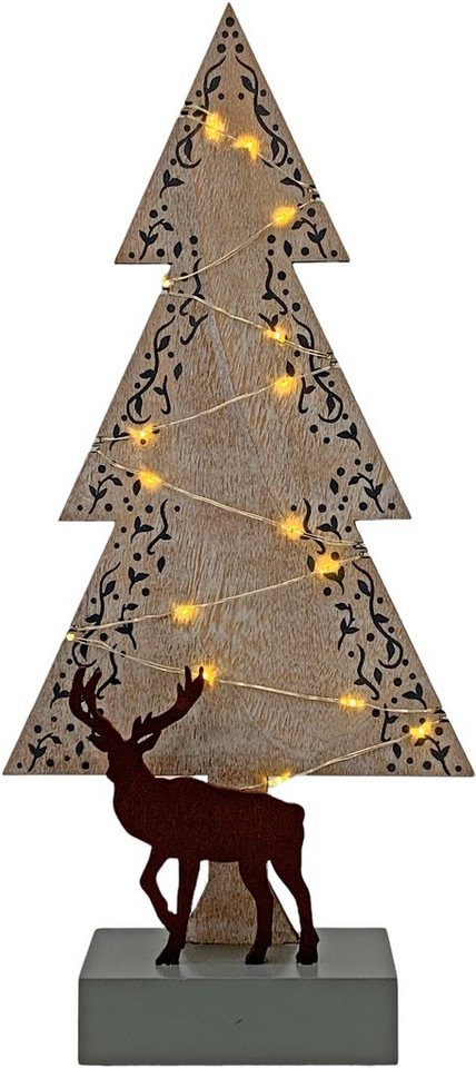 Led Baum Weihnachtsdeko Timerfunktion Led Fest Integriert Warmweiß