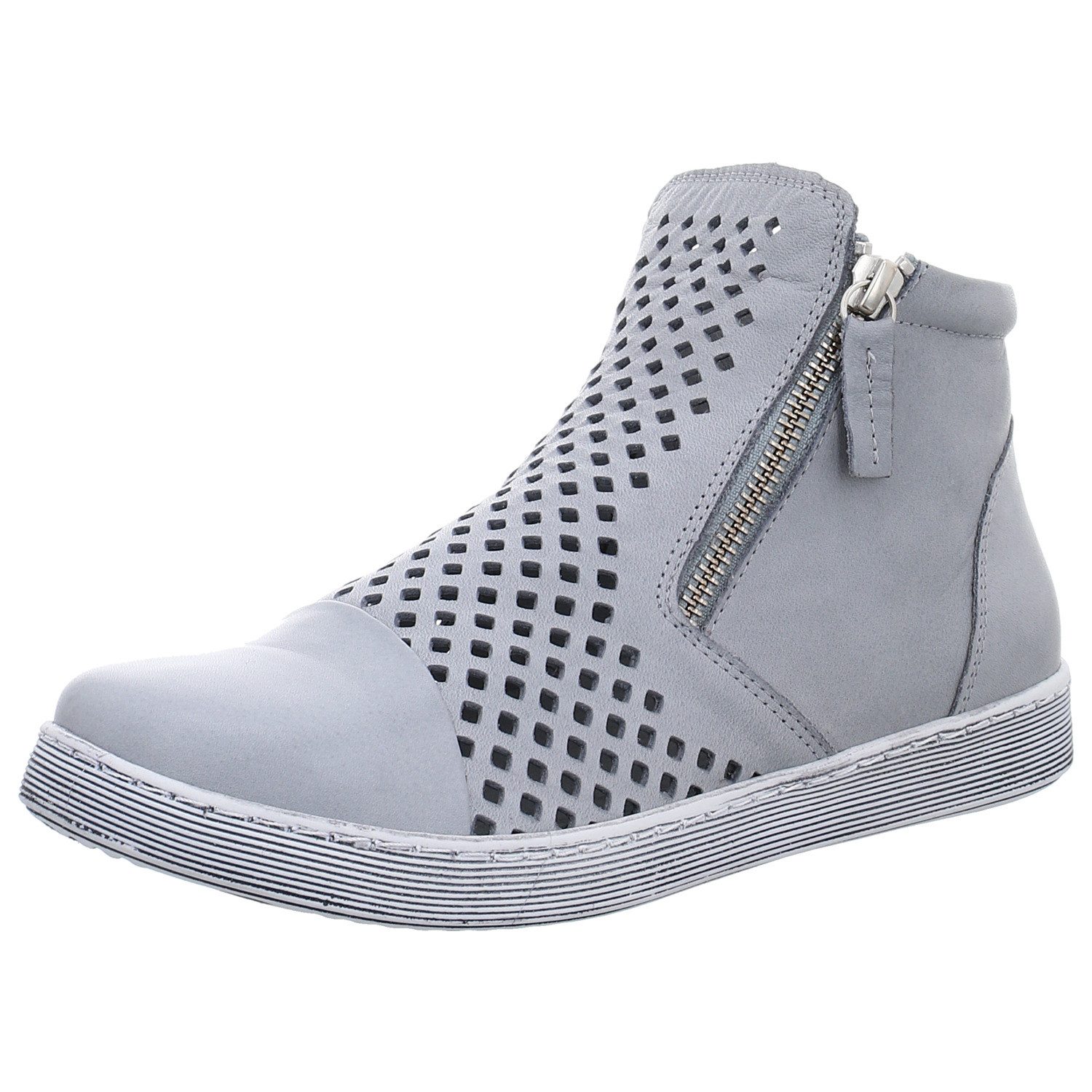 Andrea Conti Stiefelette, hellgrau