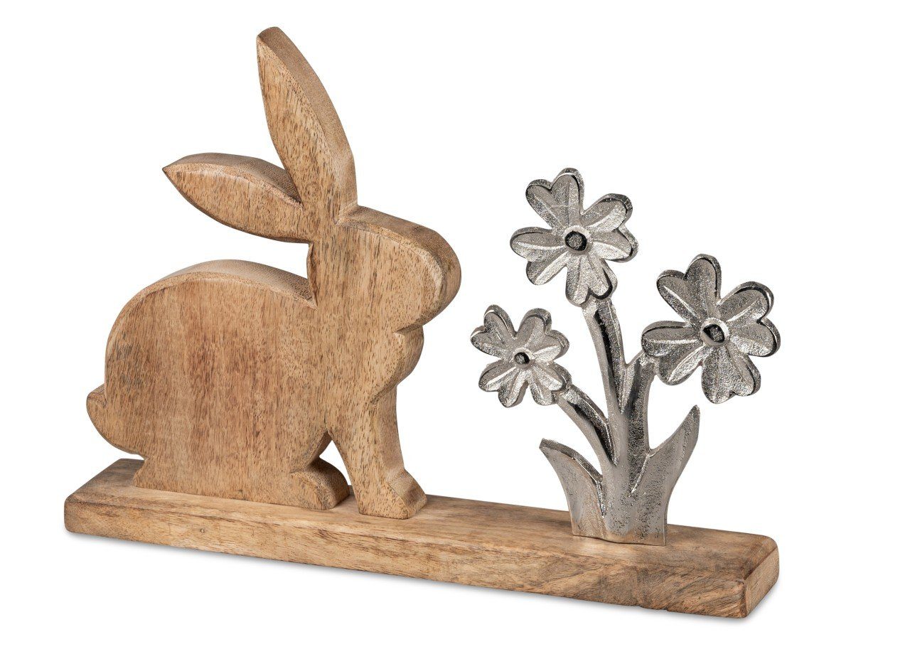 Formano Dekofigur Silber L36cm H27cm Metall