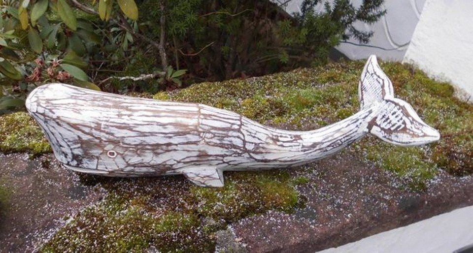 Deko Impression Dekofigur Deko Objekt Wal Pottwal Maritime Skulptur