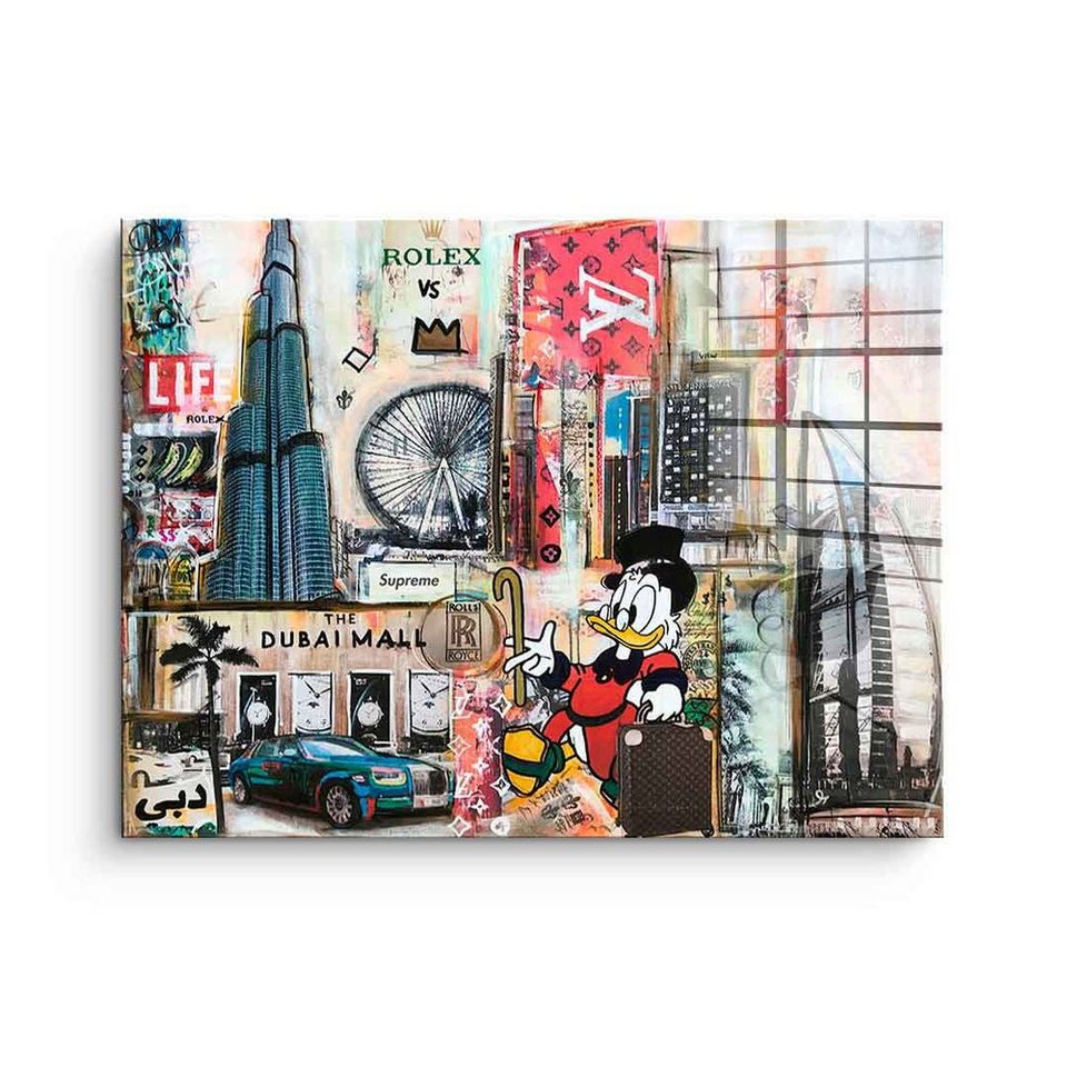 Dotcomcanvas® Acrylglasbild Dagobert In Dubai Acrylglas Dagobert
