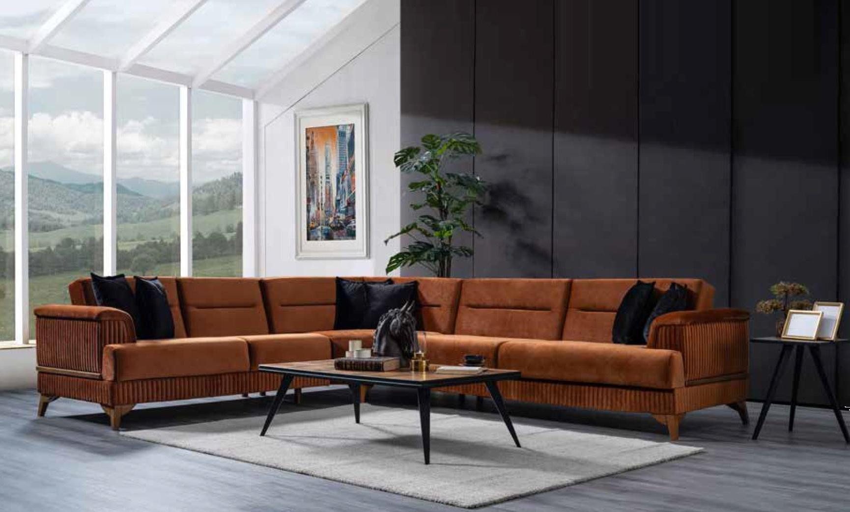 Xlmoebel Ecksofa Modernes Ecksofa Aus Stoff Für Das Wohnzimmer Neue L
