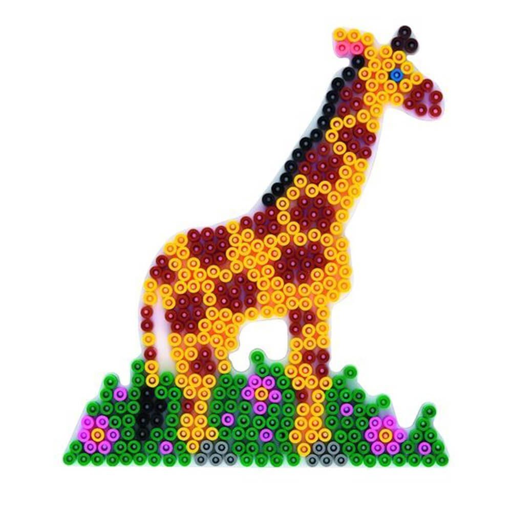 Hama Perlen Bügelperlen Hama Stiftplatte Giraffe weiß
