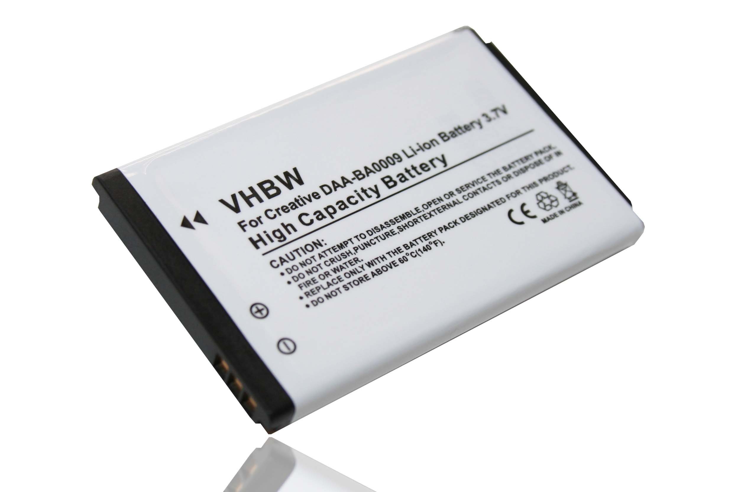 vhbw passend für Creative Zen Micro Photo (830 mAh, 3,7 V, Li-Ion) Akku Li-Ion 830 mAh (3,7 V)