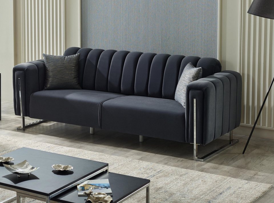 Villa Möbel Sofa Himalaya 1 Stk 2 Sitzer Hand Made Quality
