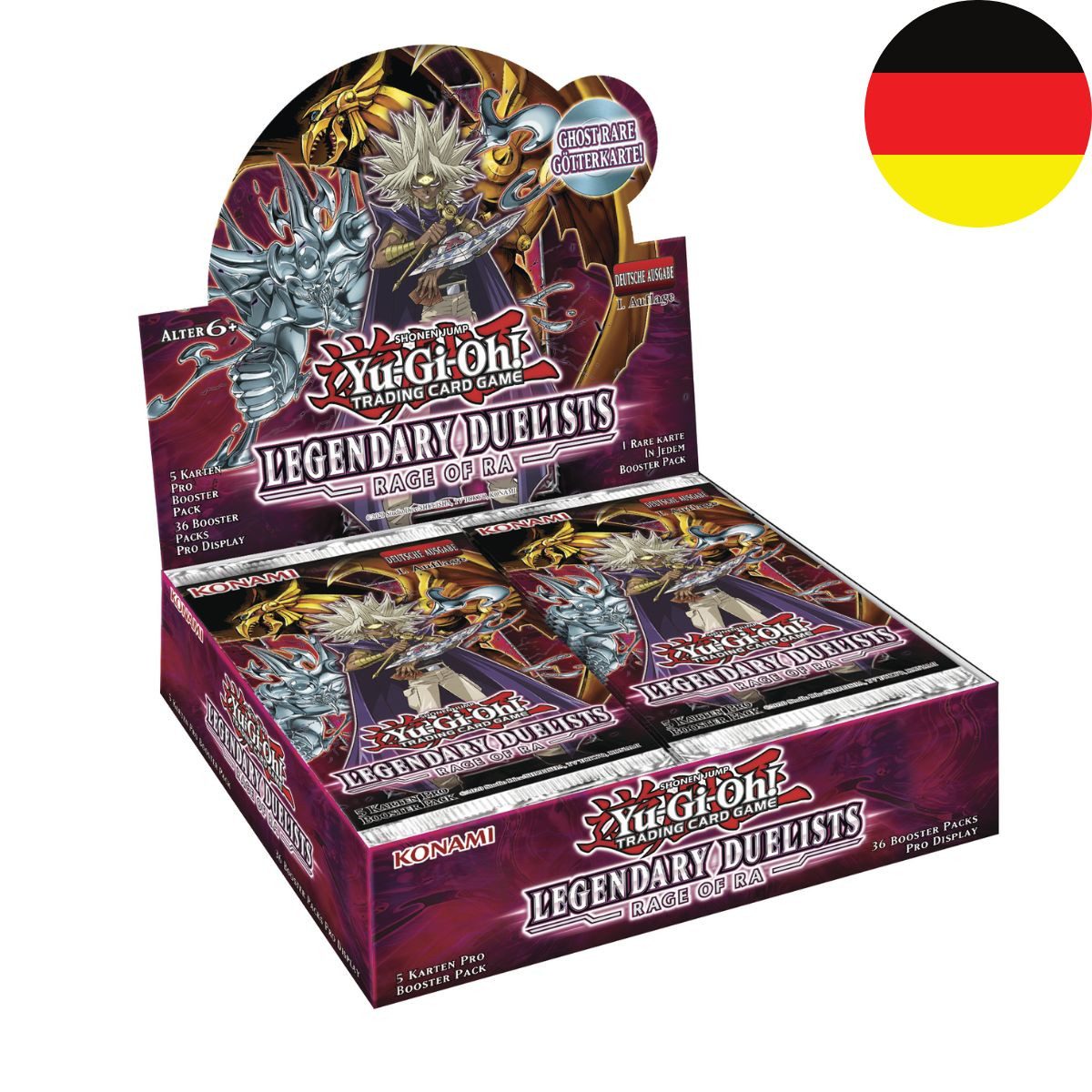 Yu-Gi-Oh Sammelkarte Legendary Duelists: Rage of Ra Display Deutsch 1. Auflage