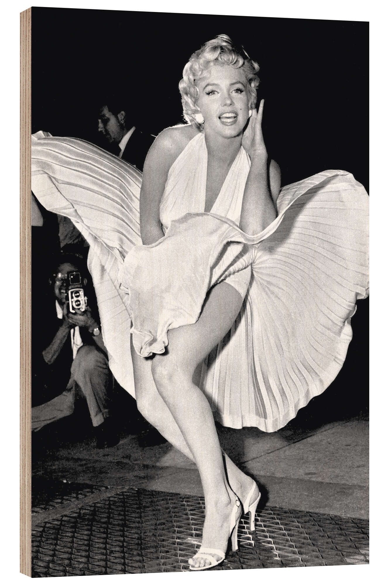 Posterlounge Holzbild Celebrity Collection Marilyn Monroe Pose