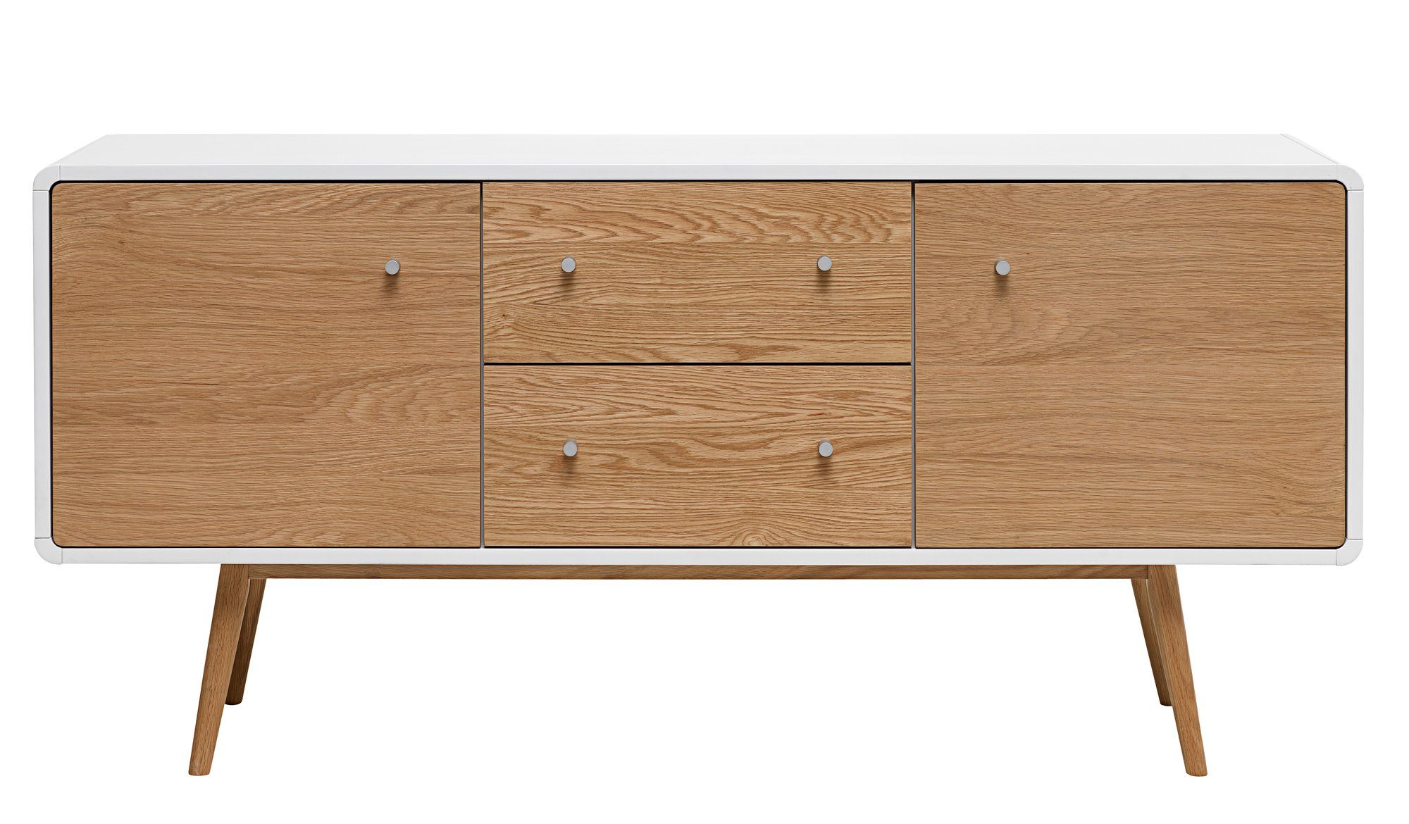Ebuy24 Sideboard Tula Schrank Mit 2 Türen Und 2 Schubladen In Weiss 1 St