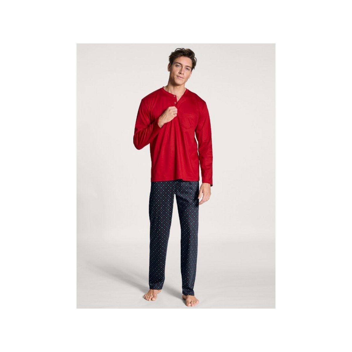 CALIDA Pyjama rot (1 tlg), Gutes Preis-Leistungs-Verhältnis