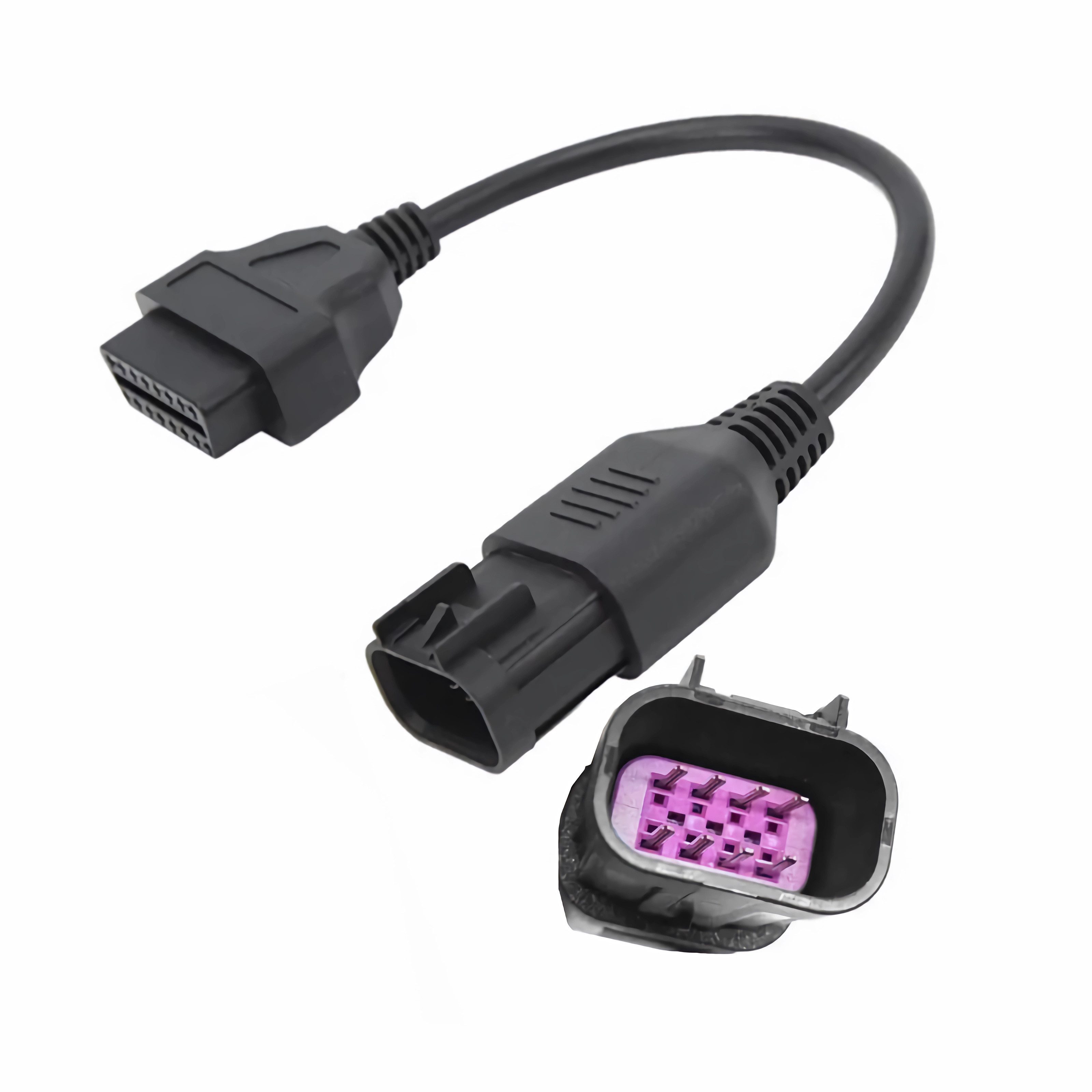 Bolwins M28C OBD zu OBD2 Kabel Adapter 8pin auf 16pin Diagnose für Polaris ATV Elektro-Kabel