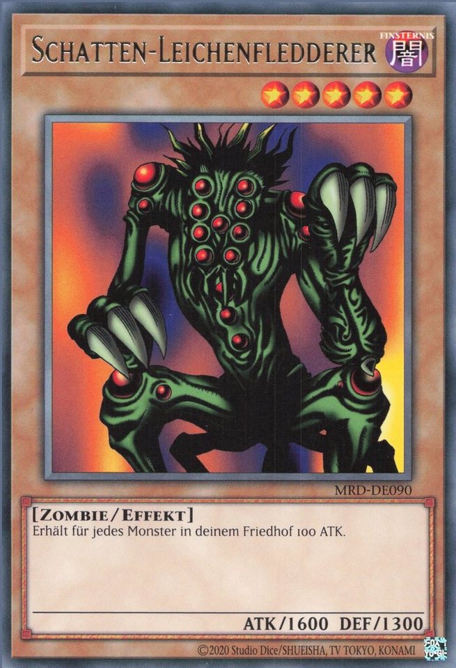 Recollectibles Sammelkarte Yugioh Karte Schatten Leichenfledderer
