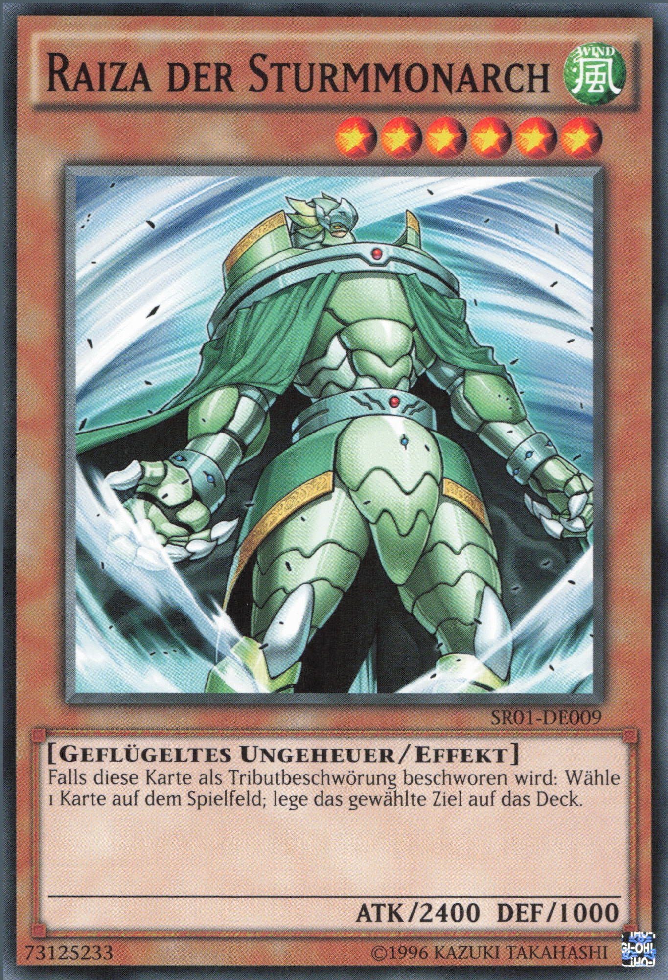 Recollectibles Sammelkarte Yugioh Karte Raiza Der Sturmmonarch Yu Gi