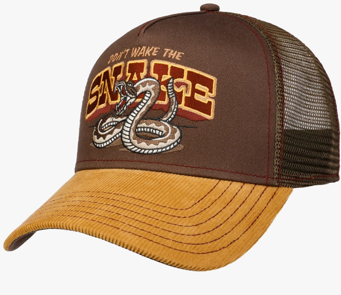 JJ Hats Trucker Cap Don't Wake The Snake mit Snapback