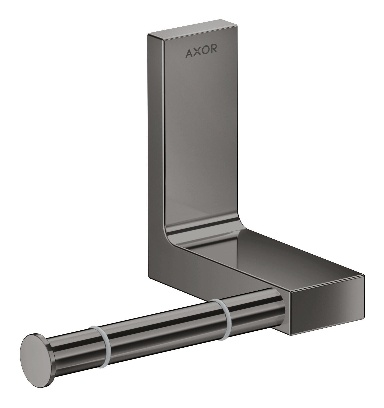 hansgrohe Toilettenpapierhalter Axor, Universal Rectangular - Polished Black Chrome