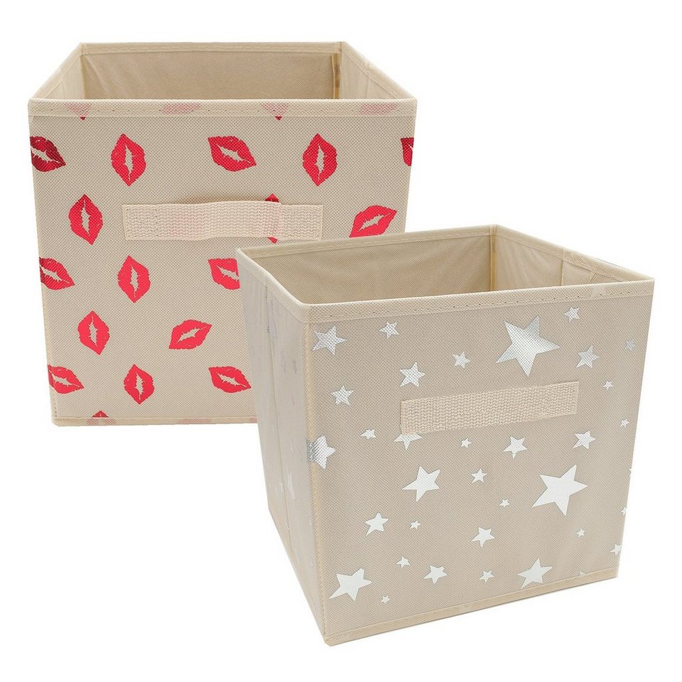 Hti Living Aufbewahrungsbox Aufbewahrungsbox 2er Set Paloma Stück 2