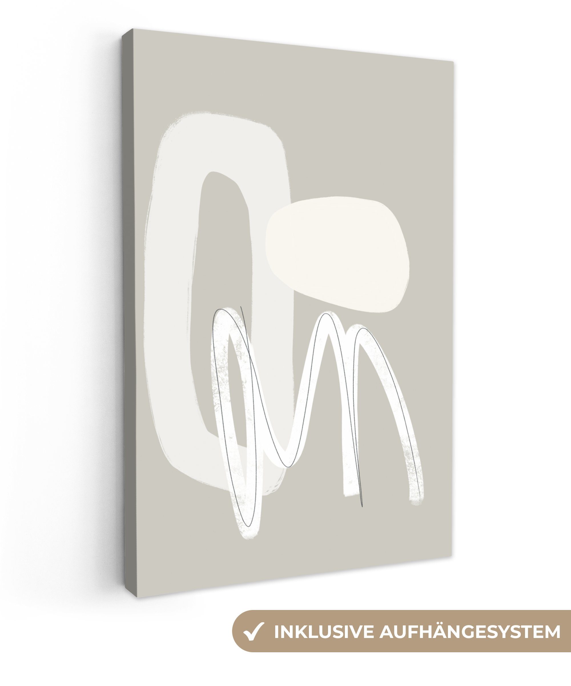 Onemillioncanvasses® Leinwandbild Pastell Minimalismus Gestaltung