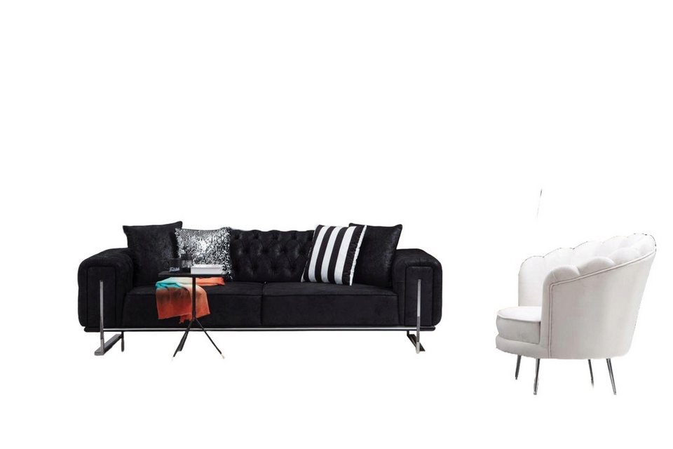 Jvmoebel Wohnzimmer Set Möbel Wohnzimmer Komplett Sofa Couch Dreisitzer