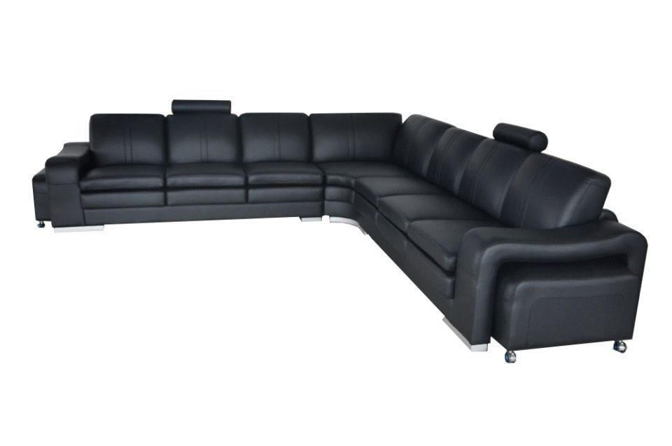 Jvmoebel Ecksofa Leder Eck Sofa Couch Polster Sitz Wohn Modern Design