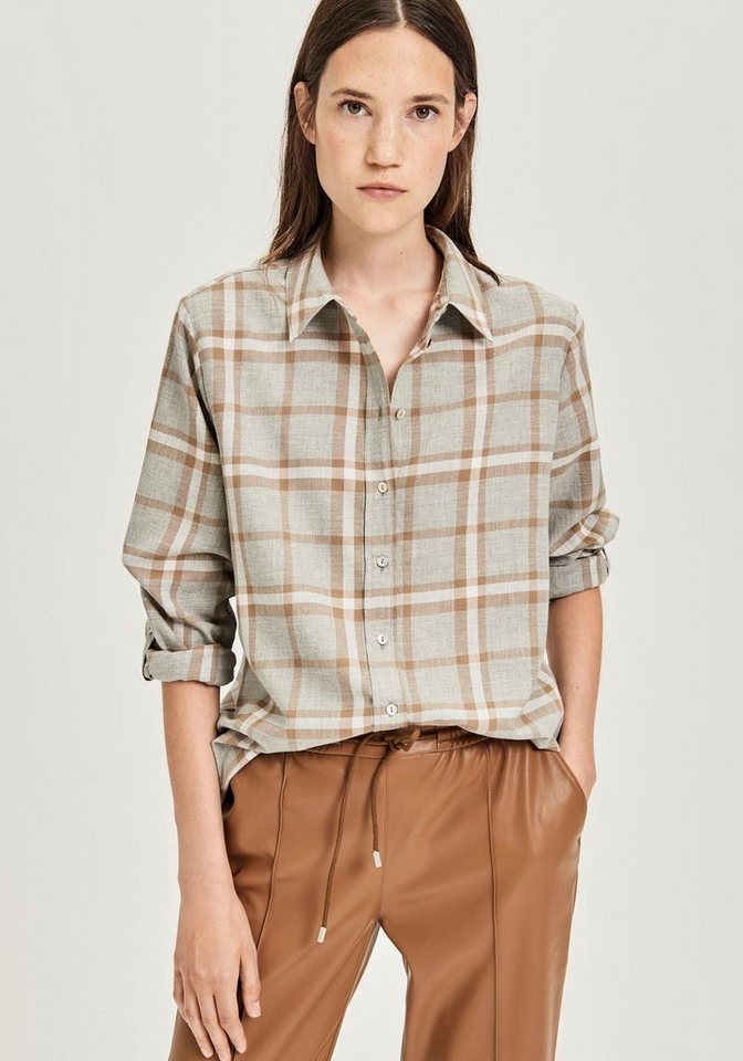 Opus Hemdbluse Fabina Classic Check Im Modischen Karo Muster Online