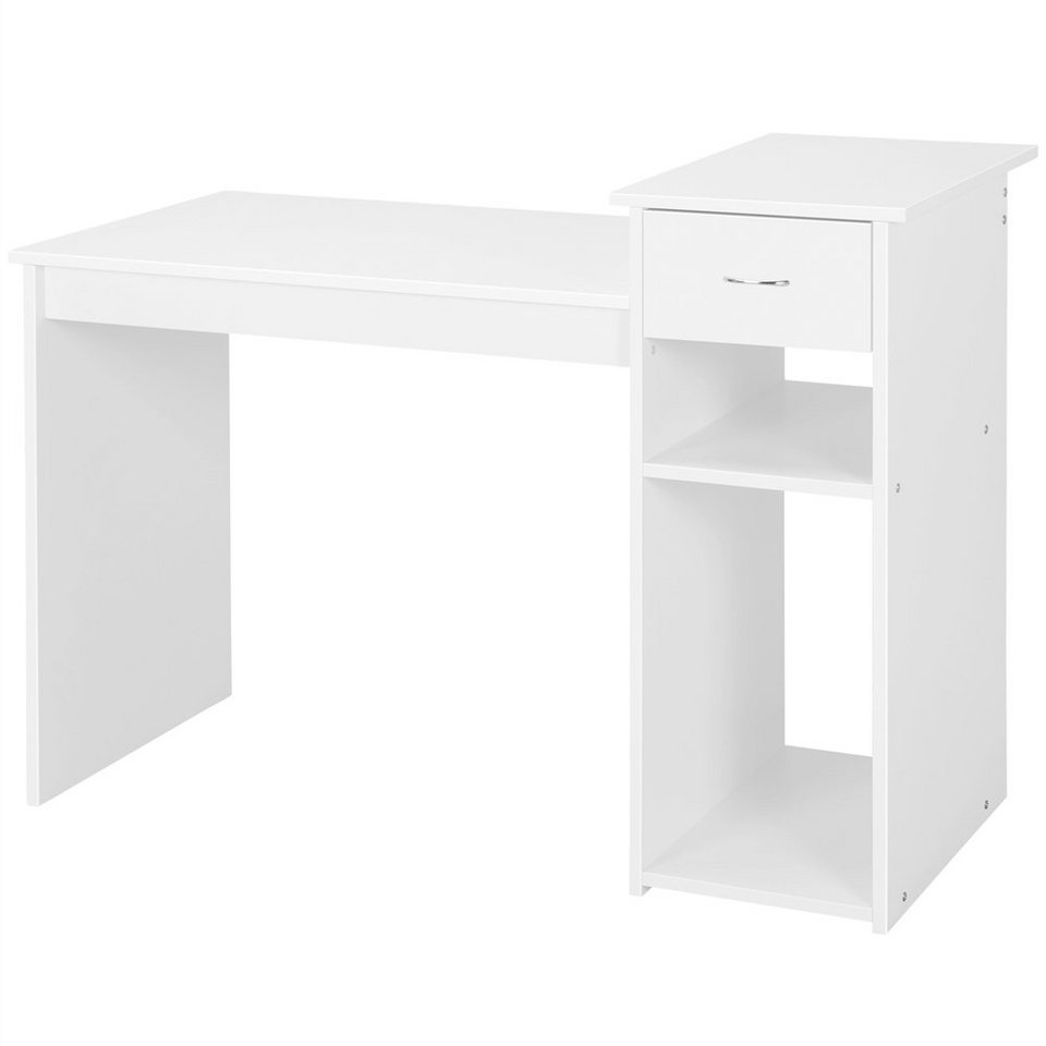 Yaheetech Schreibtisch Computertisch 112 X 50 X 82 Cm Bürotisch Mit