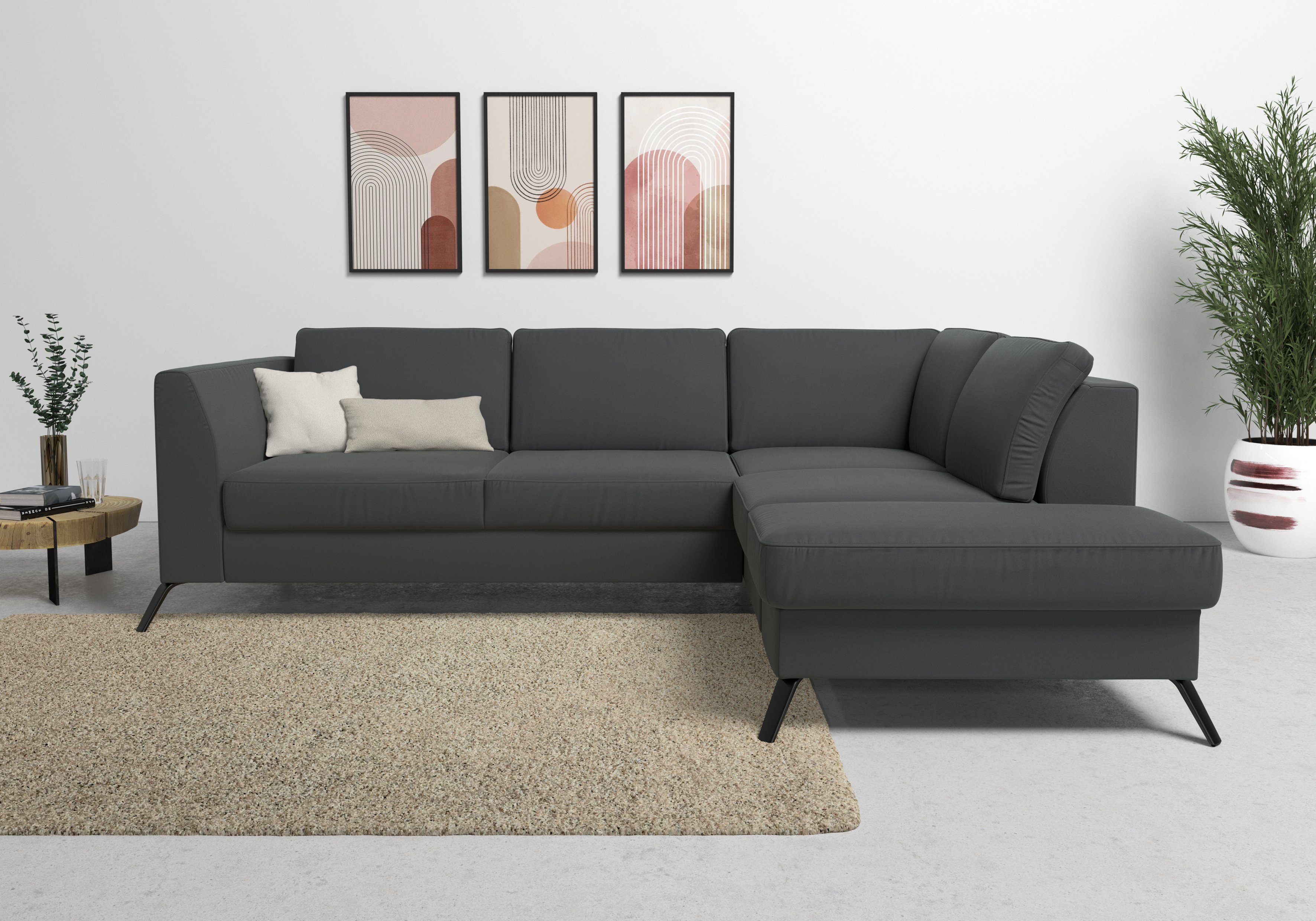 Sitandmore Ecksofa Olsen L Form Inklusive Sitztiefenverstellung