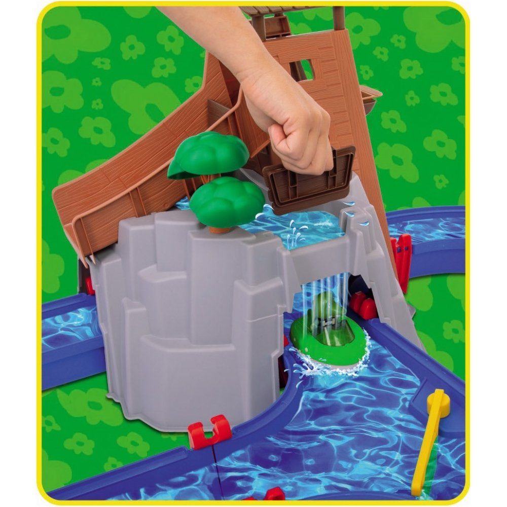 Aquaplay Wasserbahn AdventureLand - Wasserbahn - blau, Staubecken mit ...