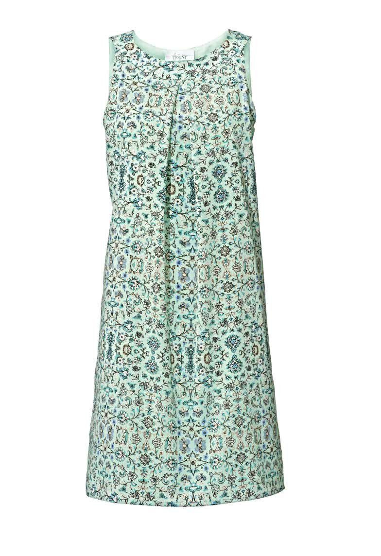 Heine Druckkleid Linea Tesini Damen Designer Druckkleid Mint