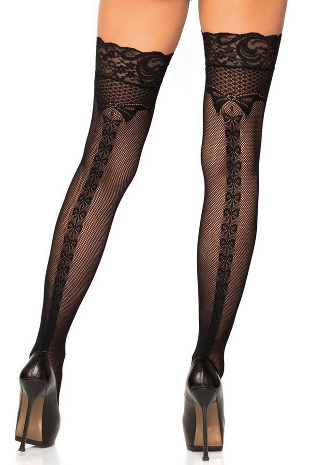 Leg Avenue Halterlose Strümpfe Halterlose Strümpfe Mit Spitzen Bund